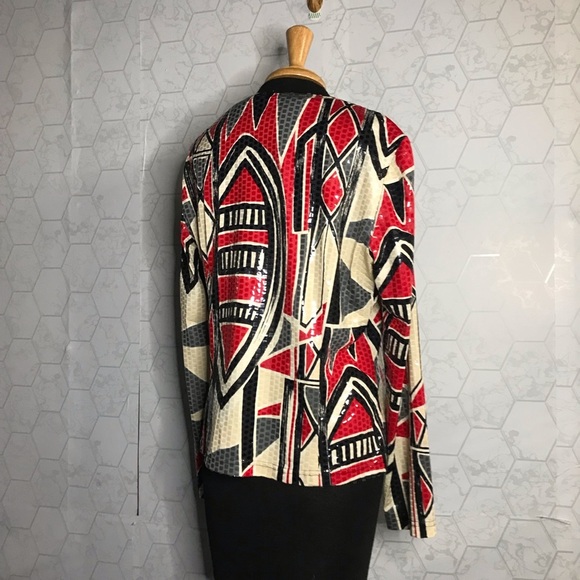 Joseph Ribkoff | Jackets & Coats | Rare Joseph Ribkoff Abstract Jacket ...
